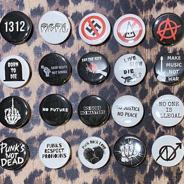 Vintage Pins Protest - Etsy