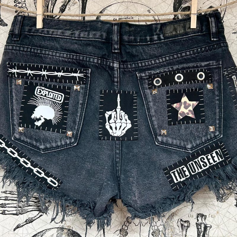 Studded Shorts - Etsy