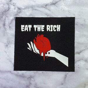 Eat the Rich Patch - Crust Punk Patches - Cloth Punk Patches ...