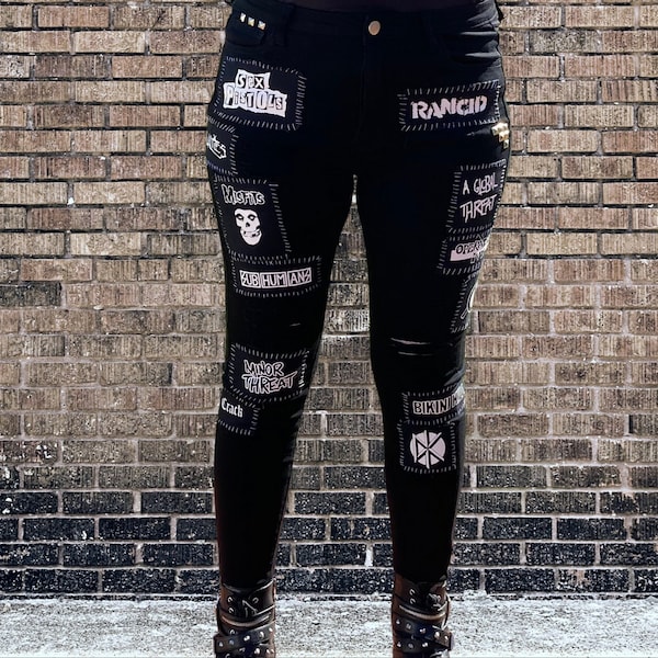 Punk Pants - Etsy