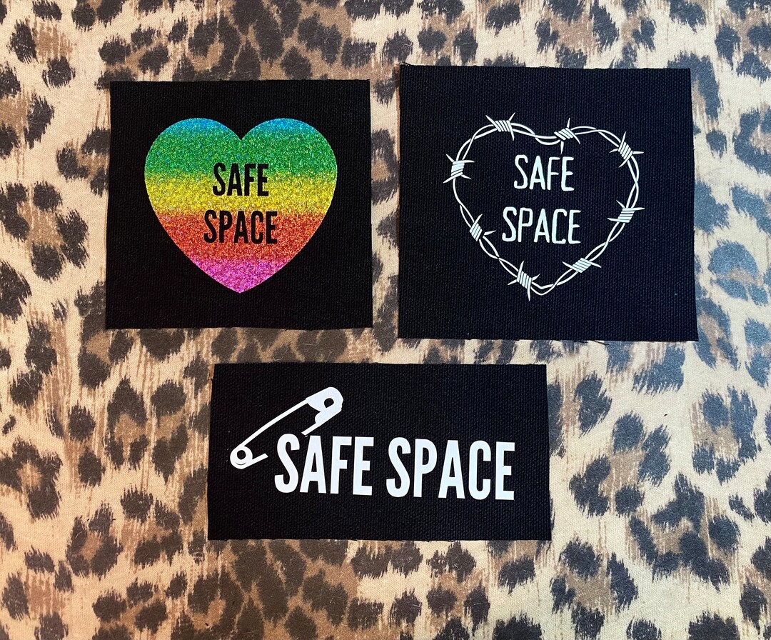 Safe Space Patch - Gay Pride Ally Patches - Crust Punk Patches - LGBTQ ...