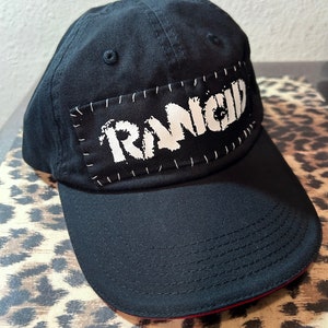 Custom Punk Band Patch Hat - Black Punk Hat With Patch, Crust Punk Hat ...