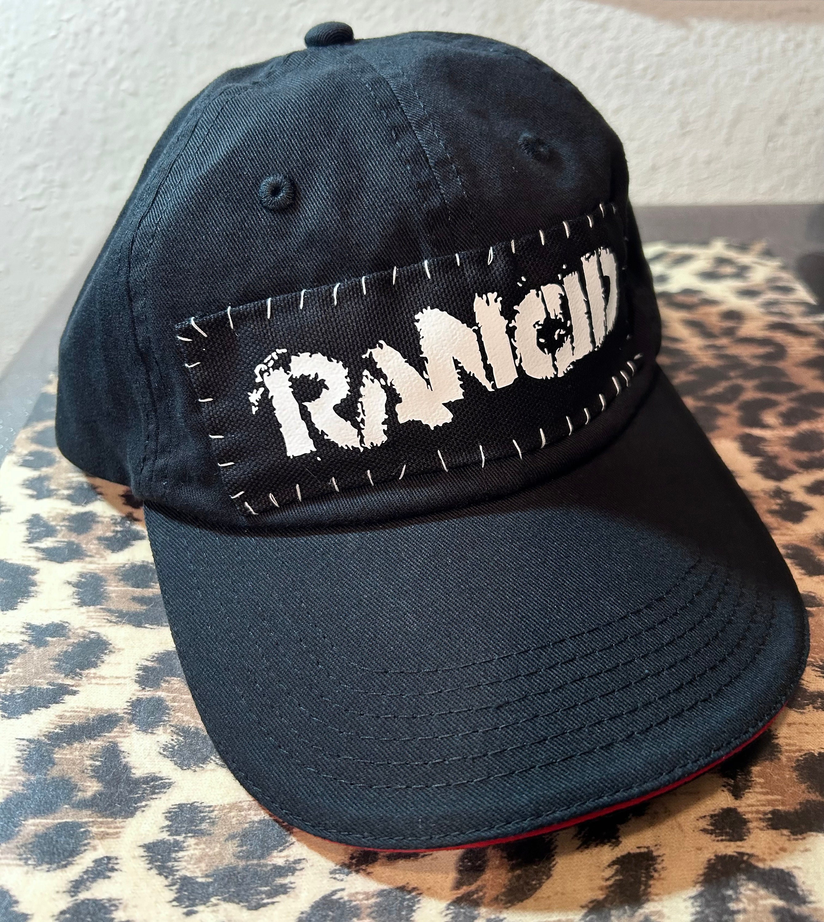 Custom Punk Band Patch Hat - Black Punk Hat With Patch, Crust Punk Hat ...