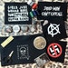 Punk Sewing Kit - Punk Kit Punk Patches Pins and Sewing Supplies With ...