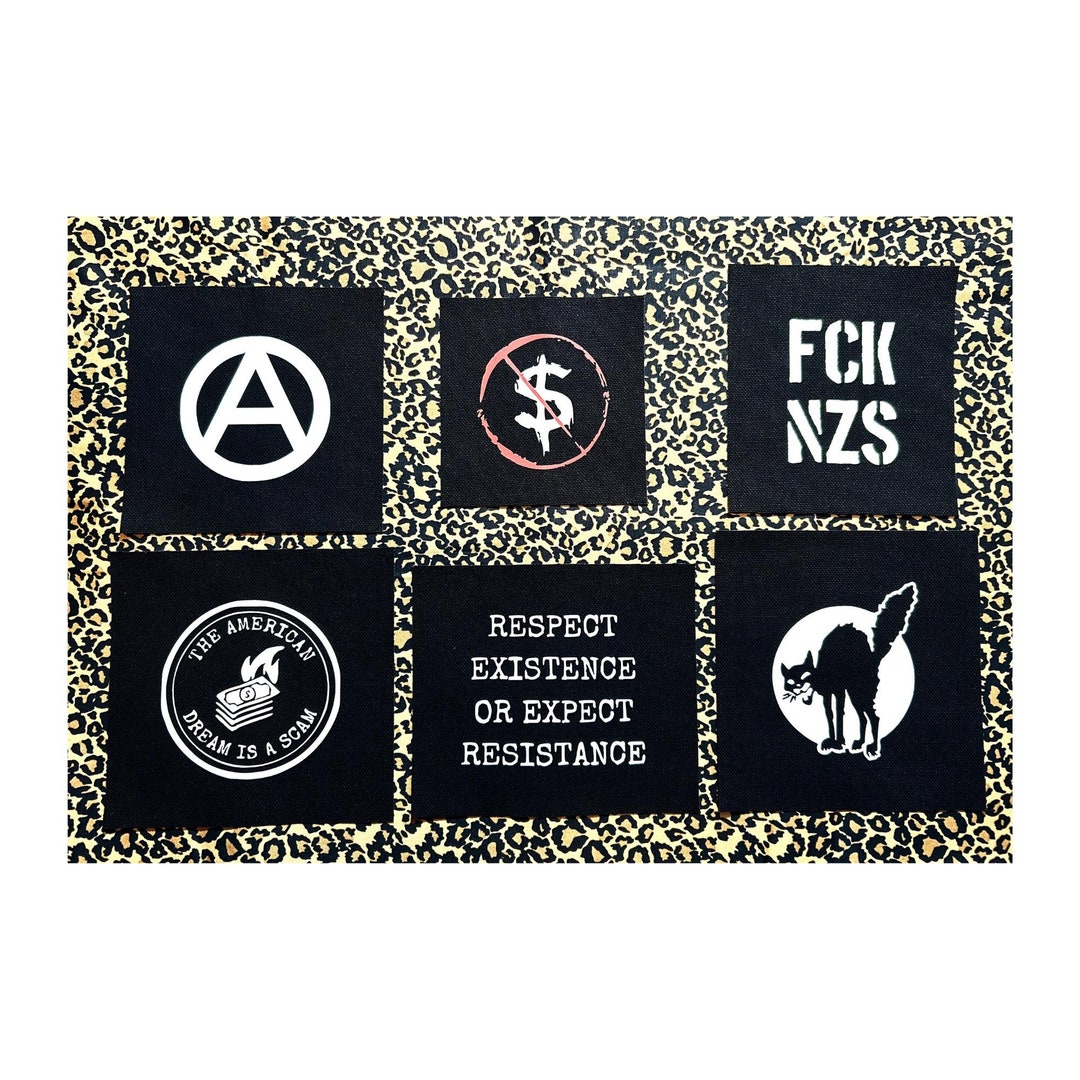 Punk Patches - Crust Punk Patches - Anarchy Anti Capitalism Leftist ...