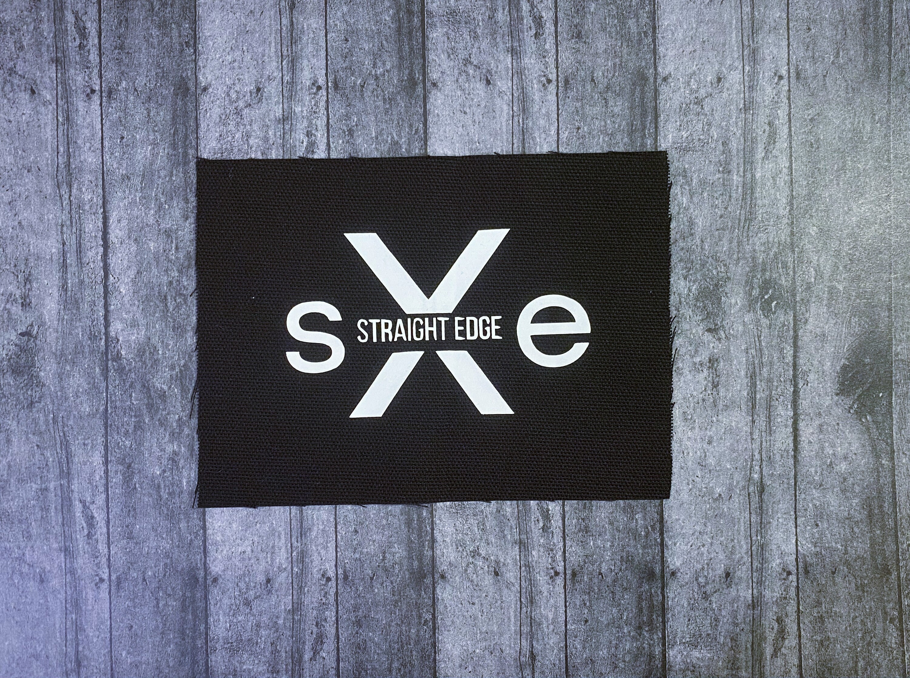 Straight Edge Punk Patches - Sxe Patch - Sobriety Patch - Sxe Punk ...