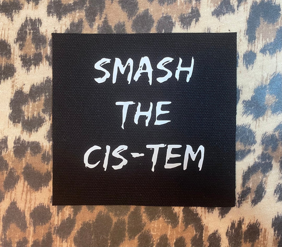 Smash the Cis-tem Patch - Nonbinary Gender Fluid Trans Queer Punk ...
