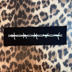 Barbed Wire Patch - Punk Chain Patch - Punk Patches - Patches for ...