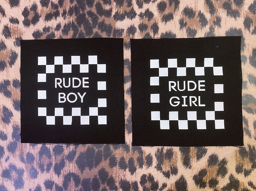 Ska Punk Patches - Rudeboy Patch - Rudegirl Patch - Rude Boy Patches ...
