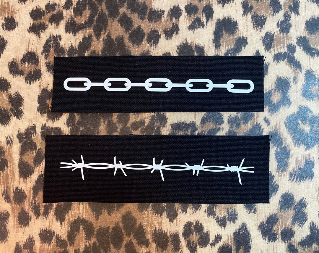 Barbed Wire Patch - Punk Chain Patch - Punk Patches - Patches for Jackets Punk - Crust Punk ...