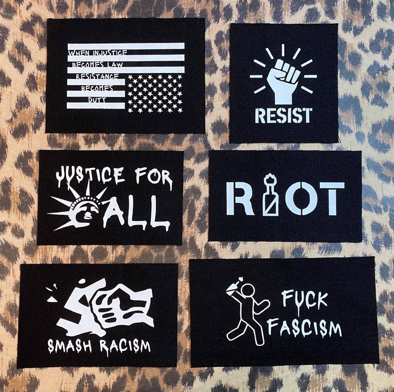 Punk Patches When Injustice Becomes Law Patch Resist Patch Riot Patch ...