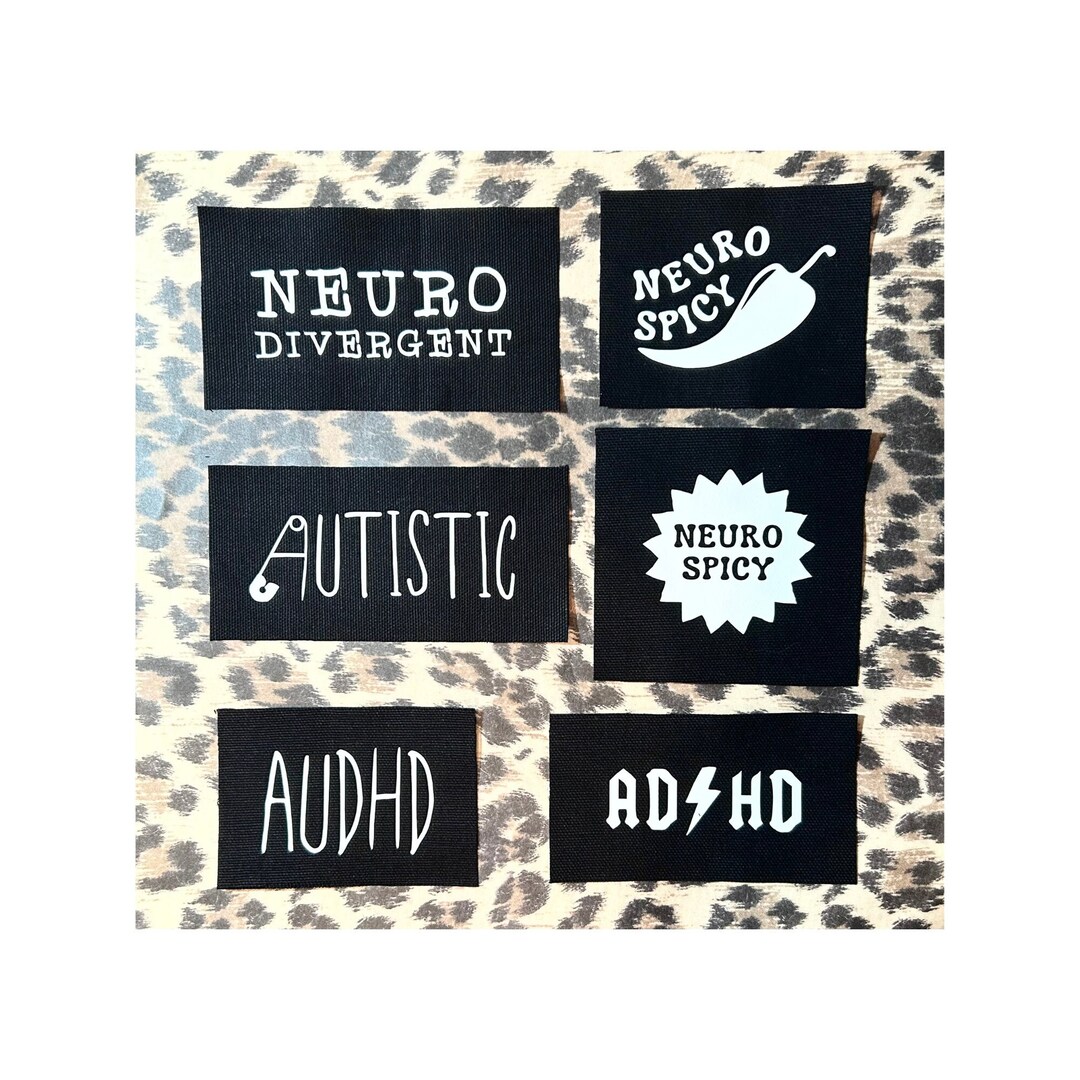 Neurodivergent Punk Patches - Autism Punk Patches - Neurospicy Patch ...