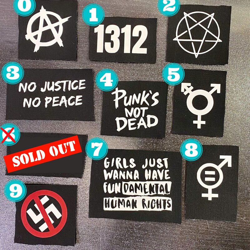 Punk Patch - Etsy