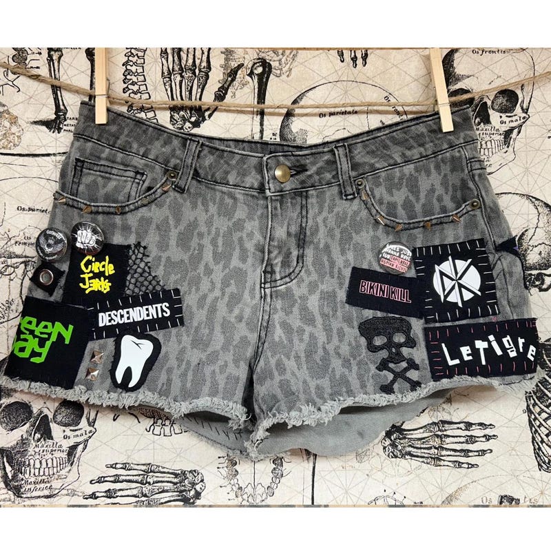 Studded Shorts - Etsy