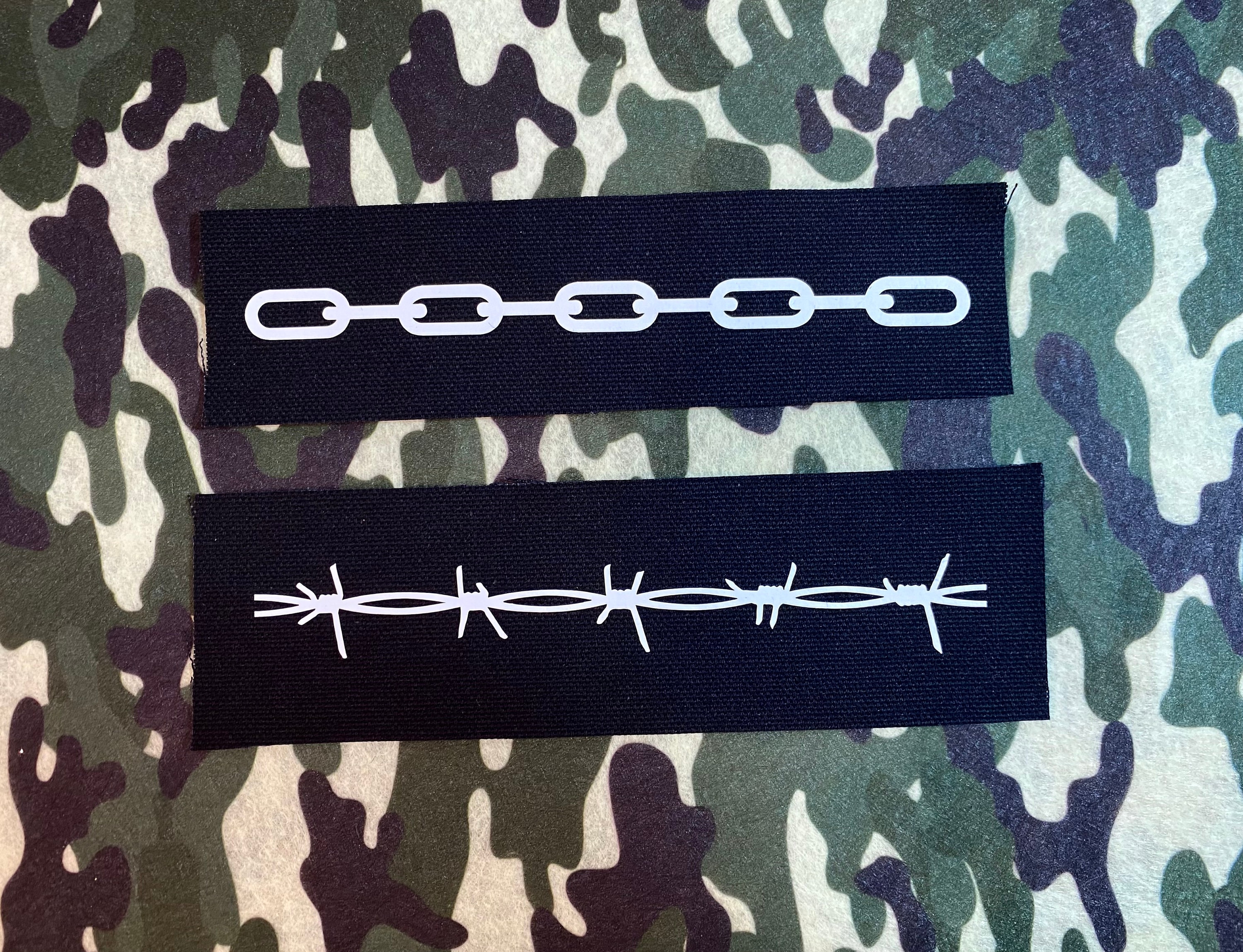 Barbed Wire Patch - Punk Chain Patch - Punk Patches - Patches for ...