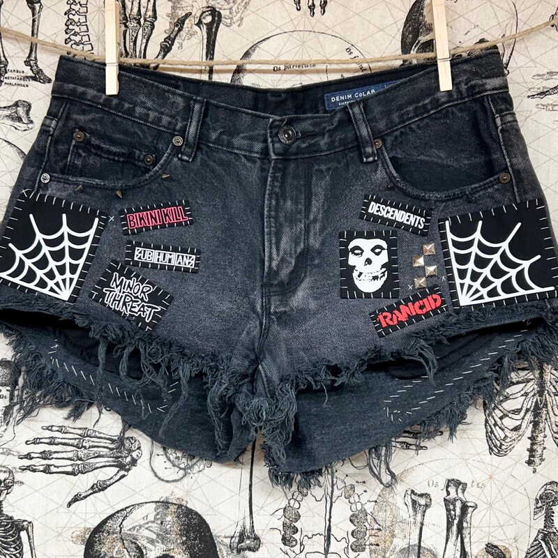 Studded Shorts - Etsy
