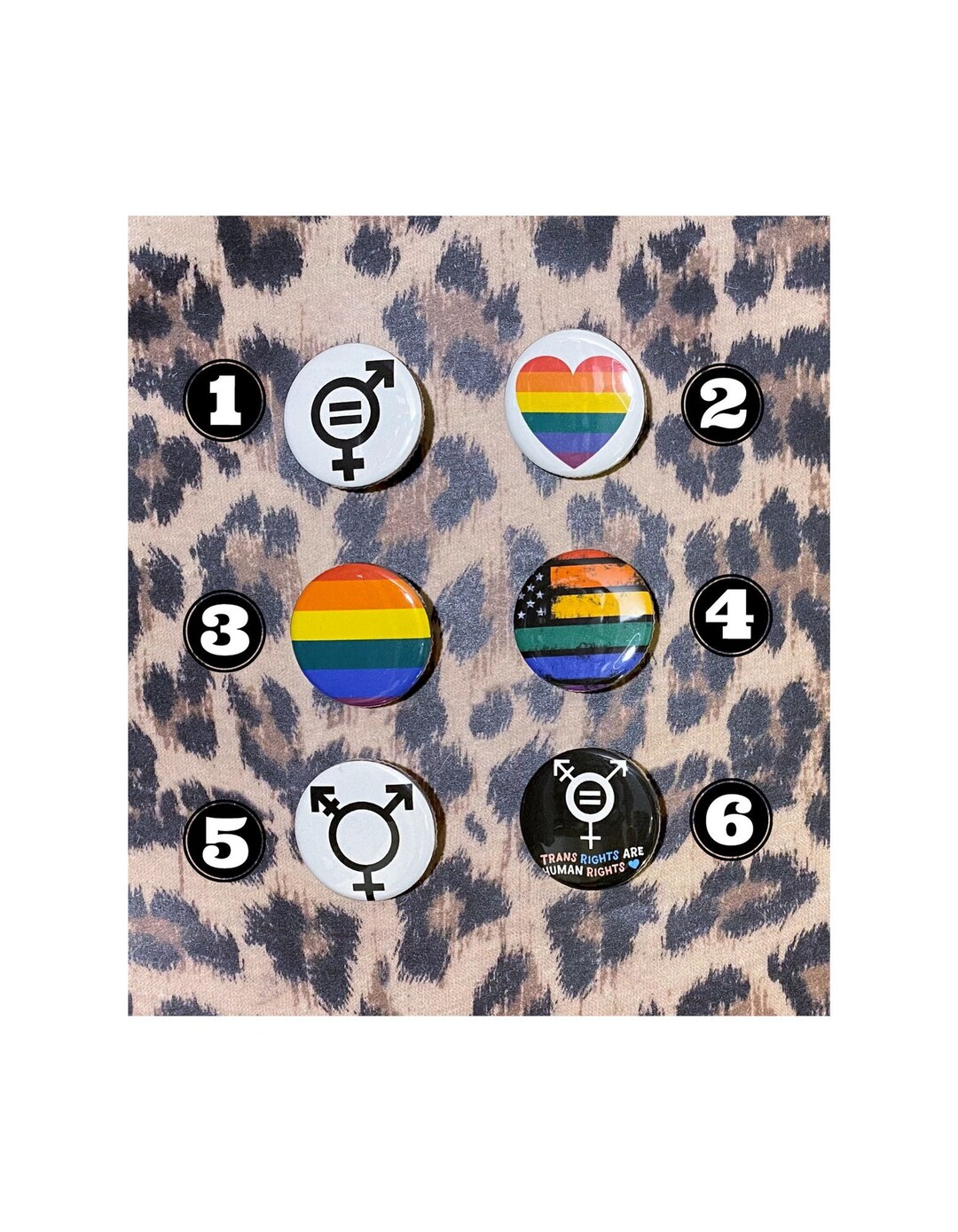 Pride Punk Pins - Pinback Punk Buttons - LGBTQ+ Gay Pride Flag Pins ...