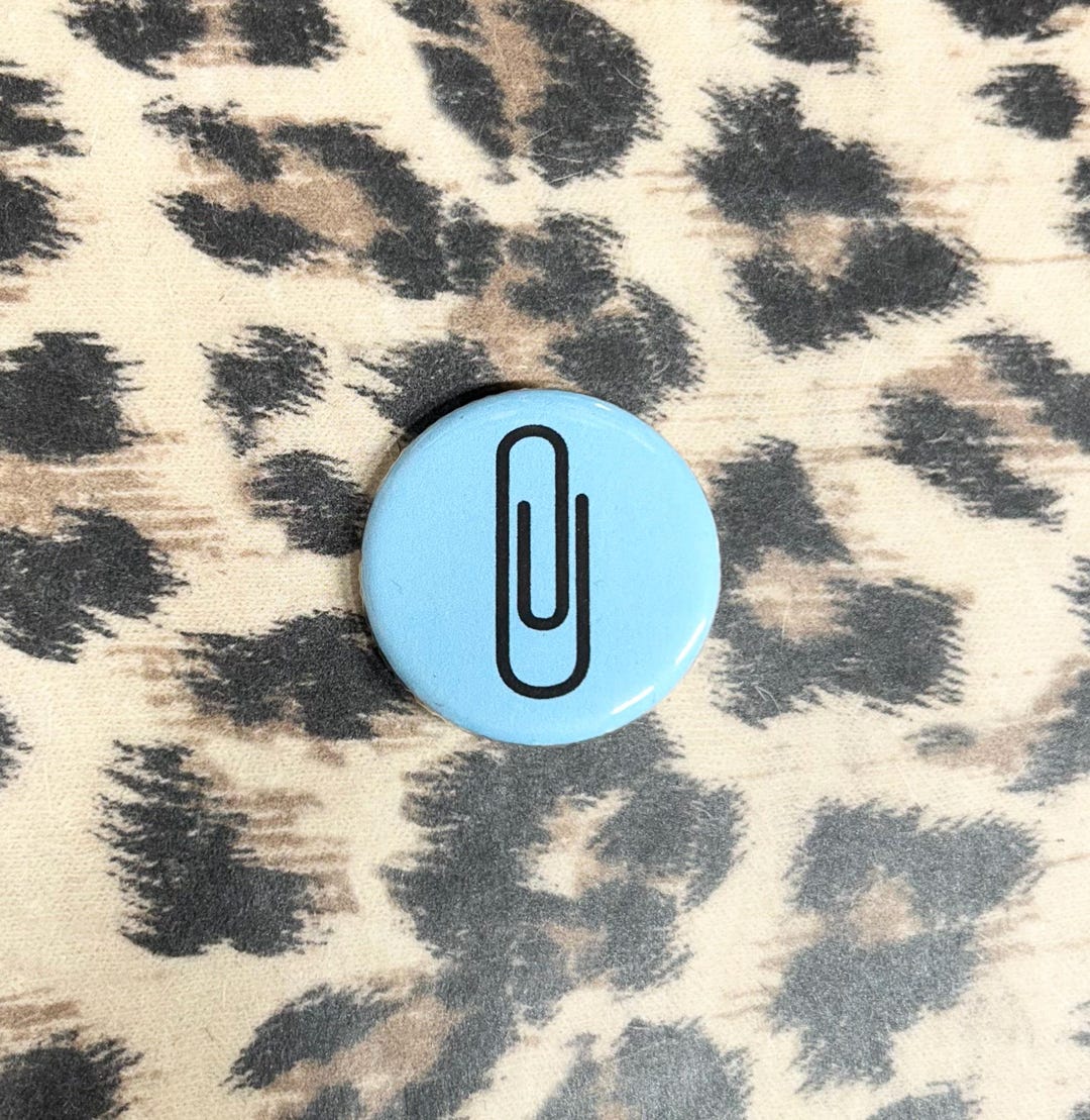 Resistance Paperclip Pin - Paper Clip Button - Leftist Pins - Anti ...