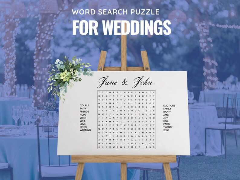 Custom Word Search Puzzles Printable PDF Customized - Etsy