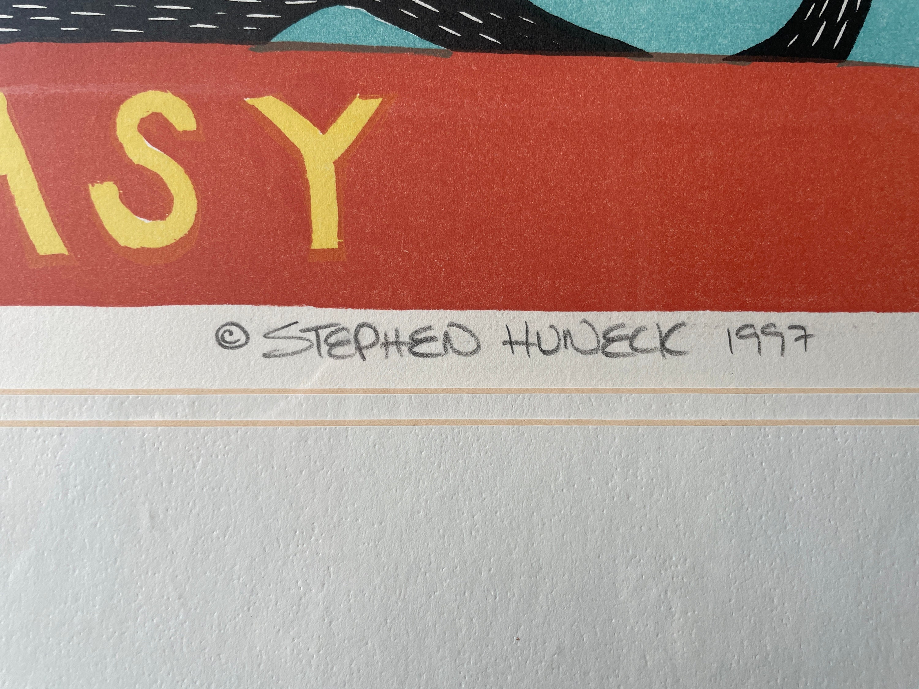 Stephen Huneck Original Wood Cut Print Titled Ecstasy - Etsy