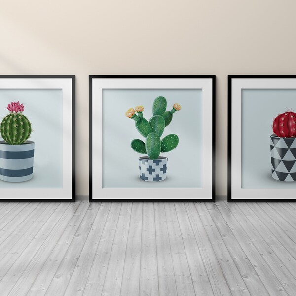 Cactus Poster - Etsy