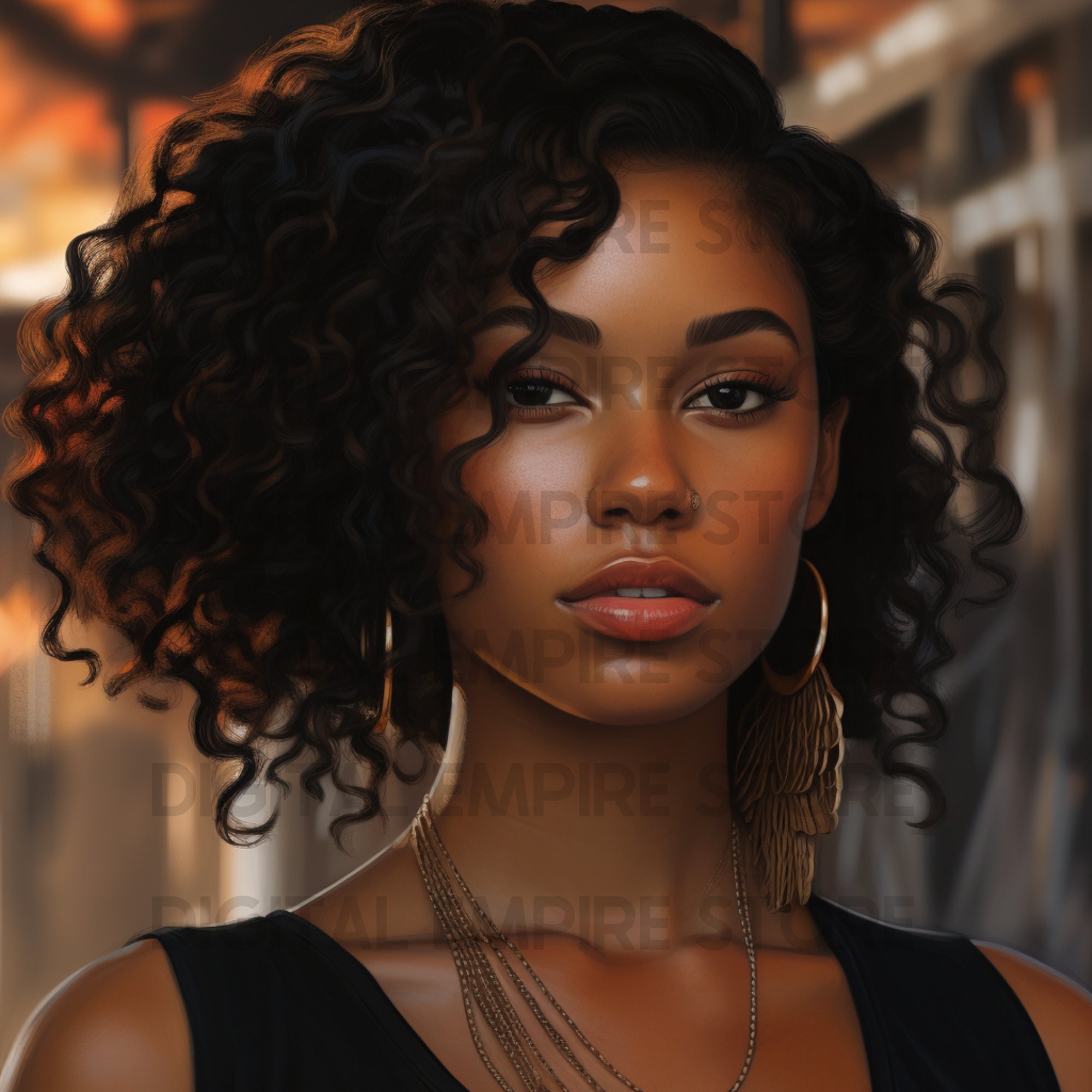 Midjourney Beautiful Black Woman Realistic Prompts: Create Professional ...
