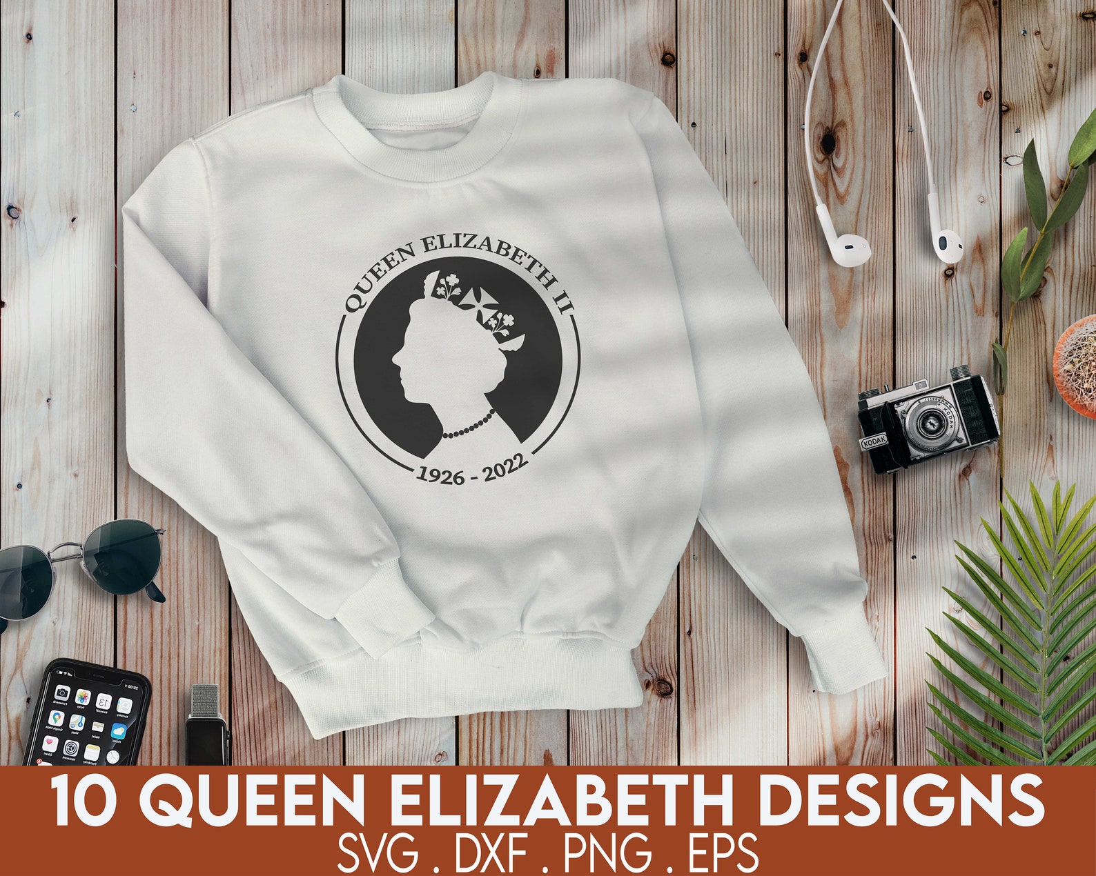 Queen Elizabeth SVG Bundle Queen Elizabeth SVG Queen RIP - Etsy