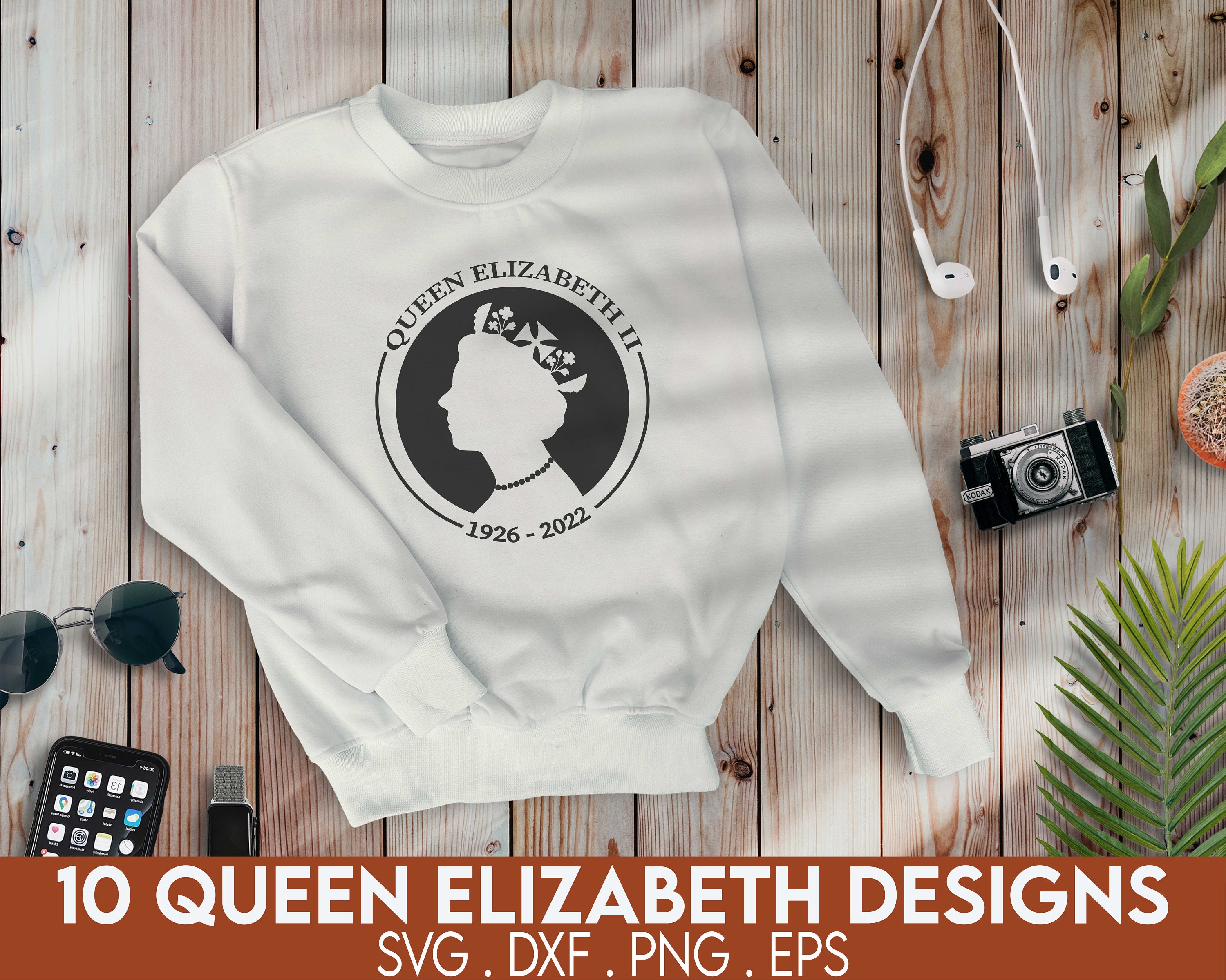 Queen Elizabeth SVG Bundle, Queen Elizabeth SVG, Queen RIP Svg, Queen ...