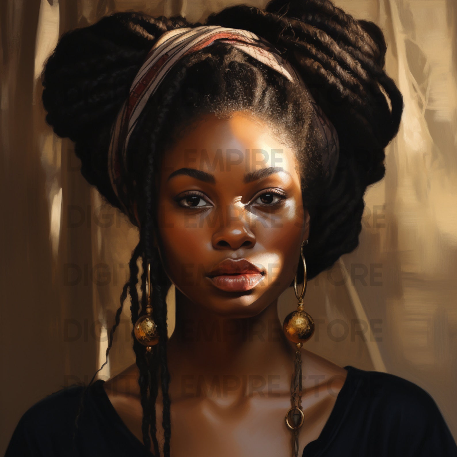 Midjourney Beautiful Black Woman Realistic Prompts: Create Professional ...