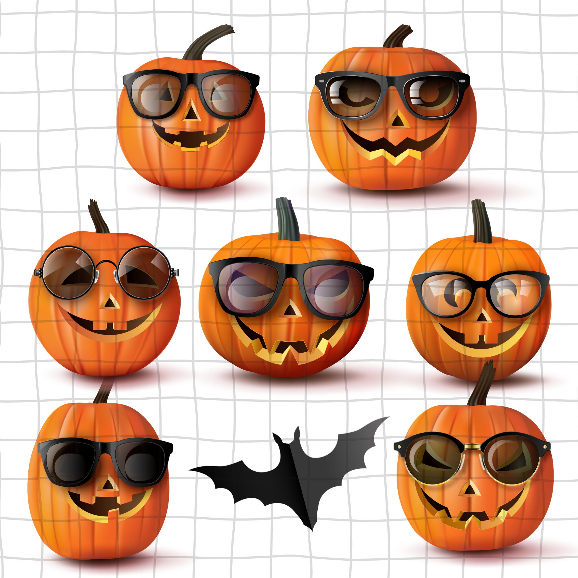 173 Halloween Vector Mega Bundle SVG, PNG, Dxf, Eps Jpg, Clip Art ...
