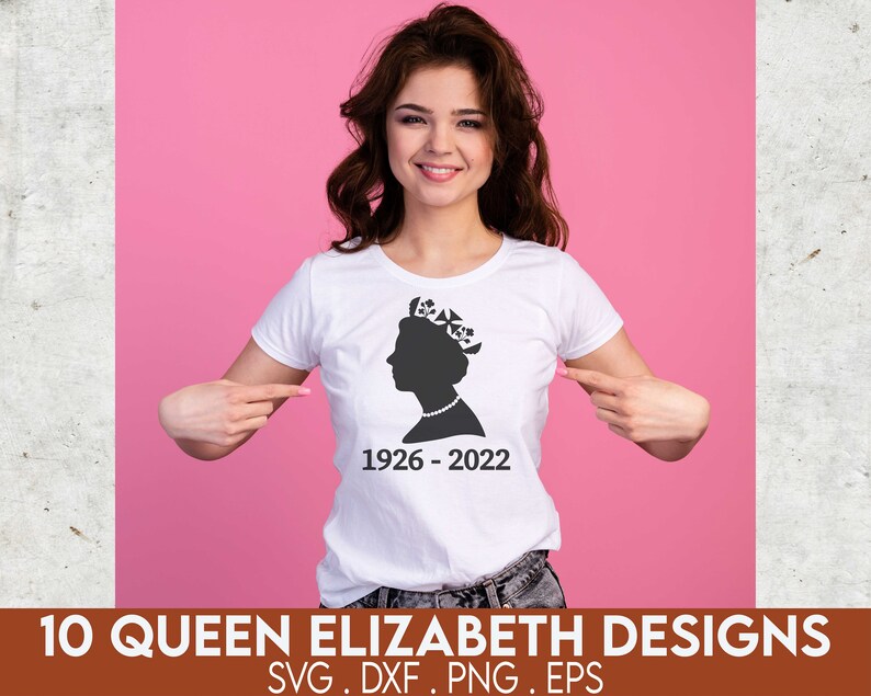 Queen Elizabeth SVG Bundle, Queen Elizabeth SVG, Queen RIP Svg, Queen ...