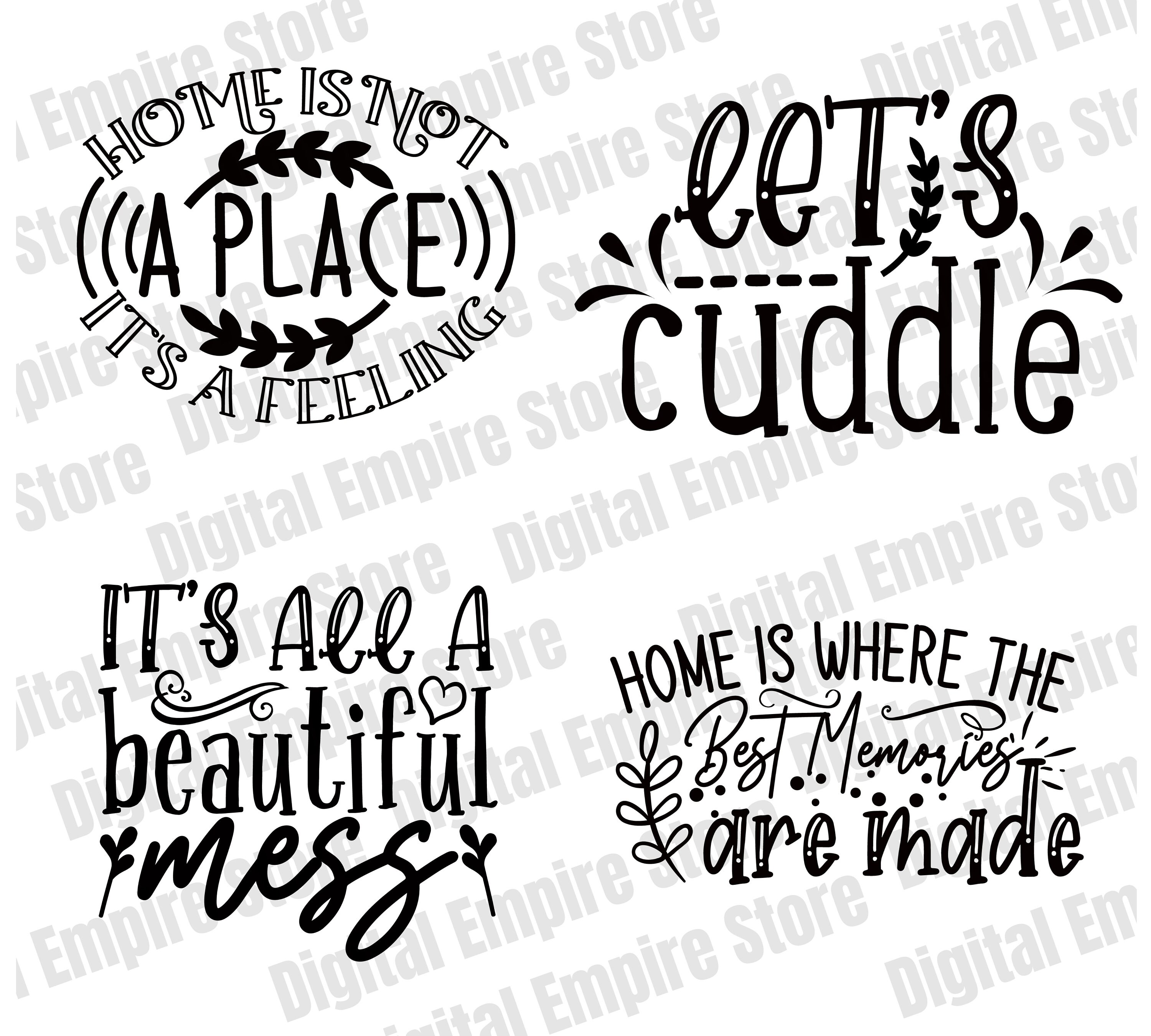 Pillow Svg Bundle Quotes Cricut Pillow, Bed, Sleeping Svg, Png, Dxf ...