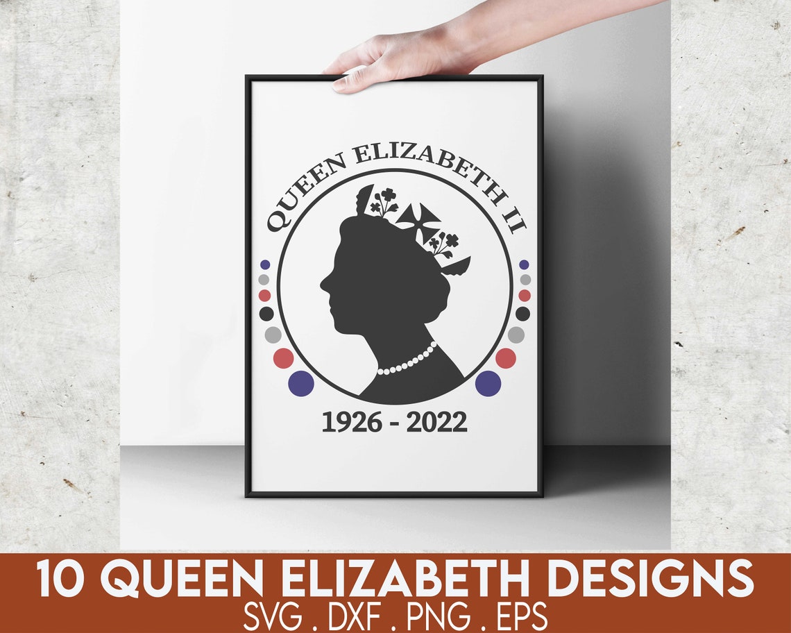 Queen Elizabeth SVG Bundle Queen Elizabeth SVG Queen RIP - Etsy
