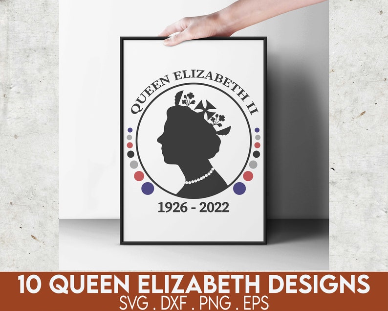 Queen Elizabeth SVG Bundle, Queen Elizabeth SVG, Queen RIP Svg, Queen ...