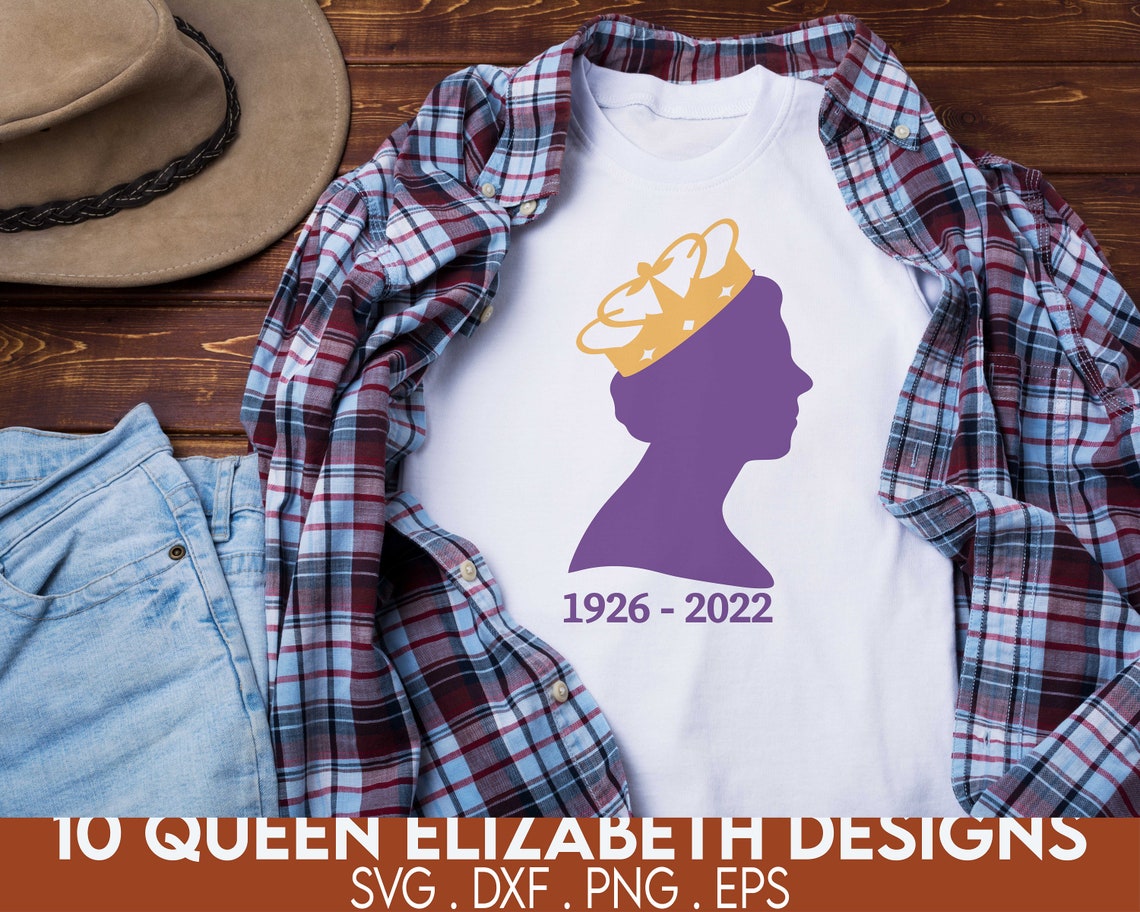 Queen Elizabeth SVG Bundle Queen Elizabeth SVG Queen RIP - Etsy