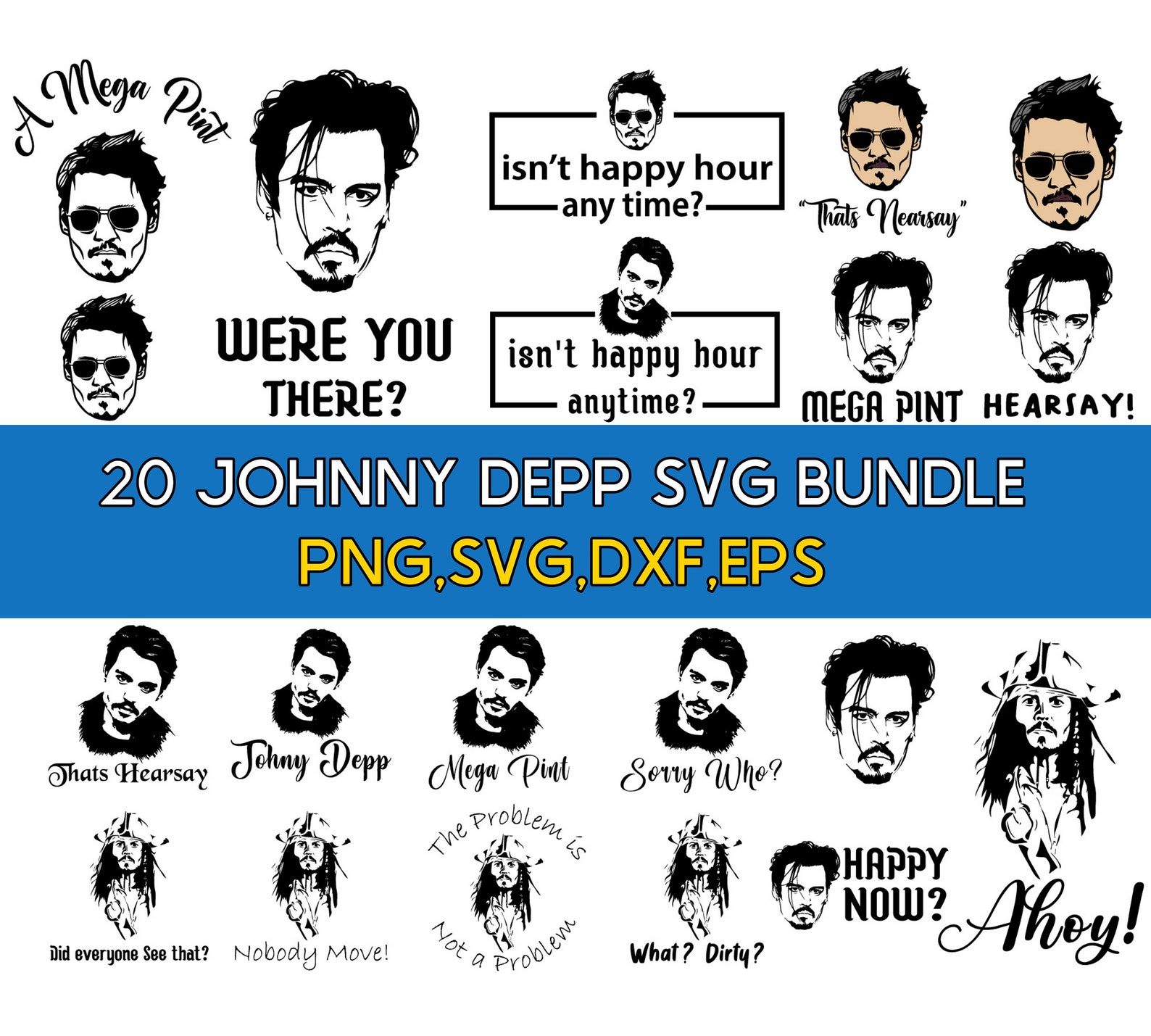 Johnny Depp Trial Svg, Were You There Svg, Justice for Johnny Svg, Mega ...