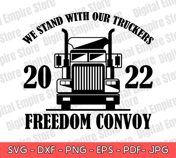 Freedom Convoy Svg Design Vector Cut Files for Cricut | Etsy