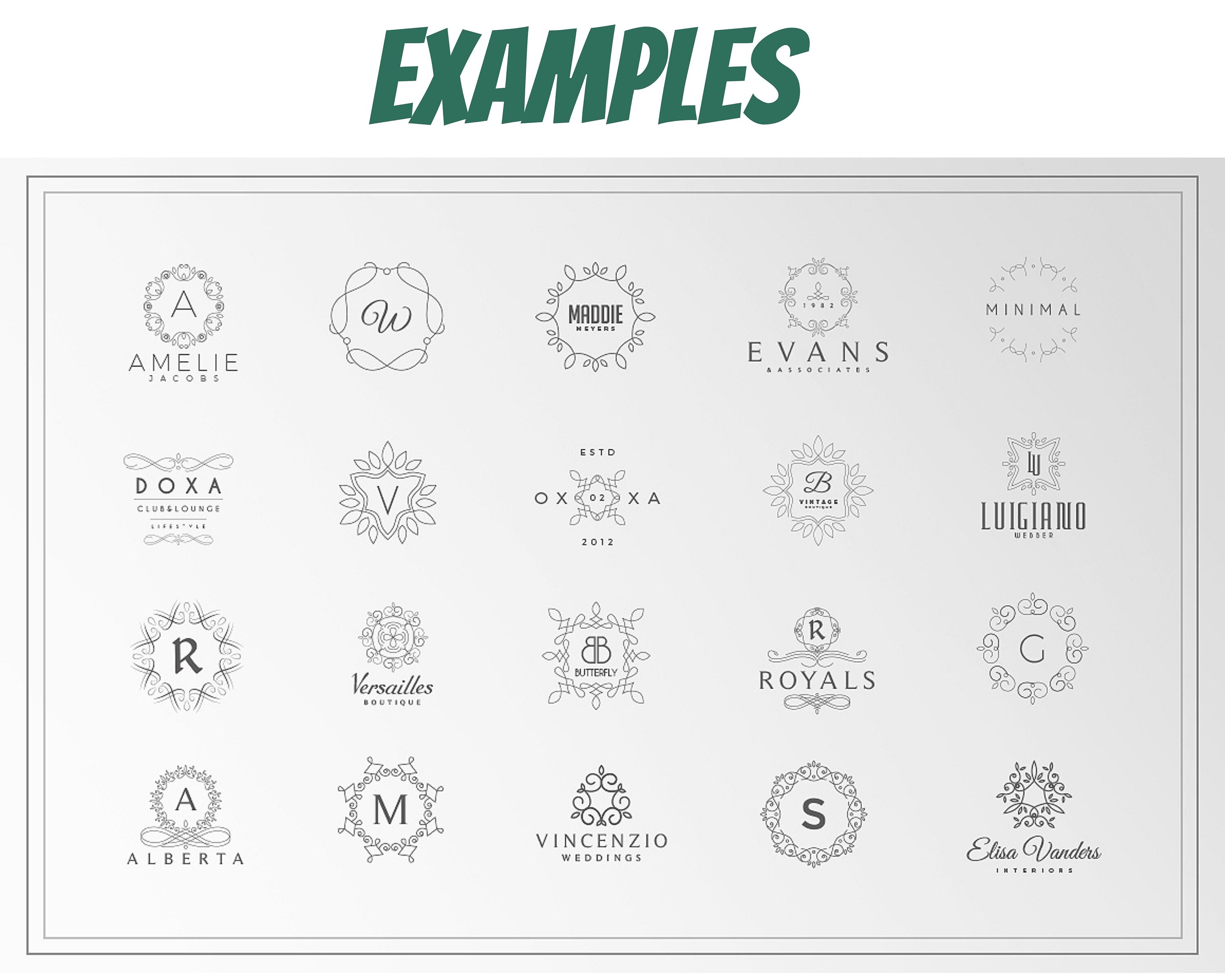 Massive 1500 LOGO TEMPLATES Every Template You Need to Make a Logo - Etsy