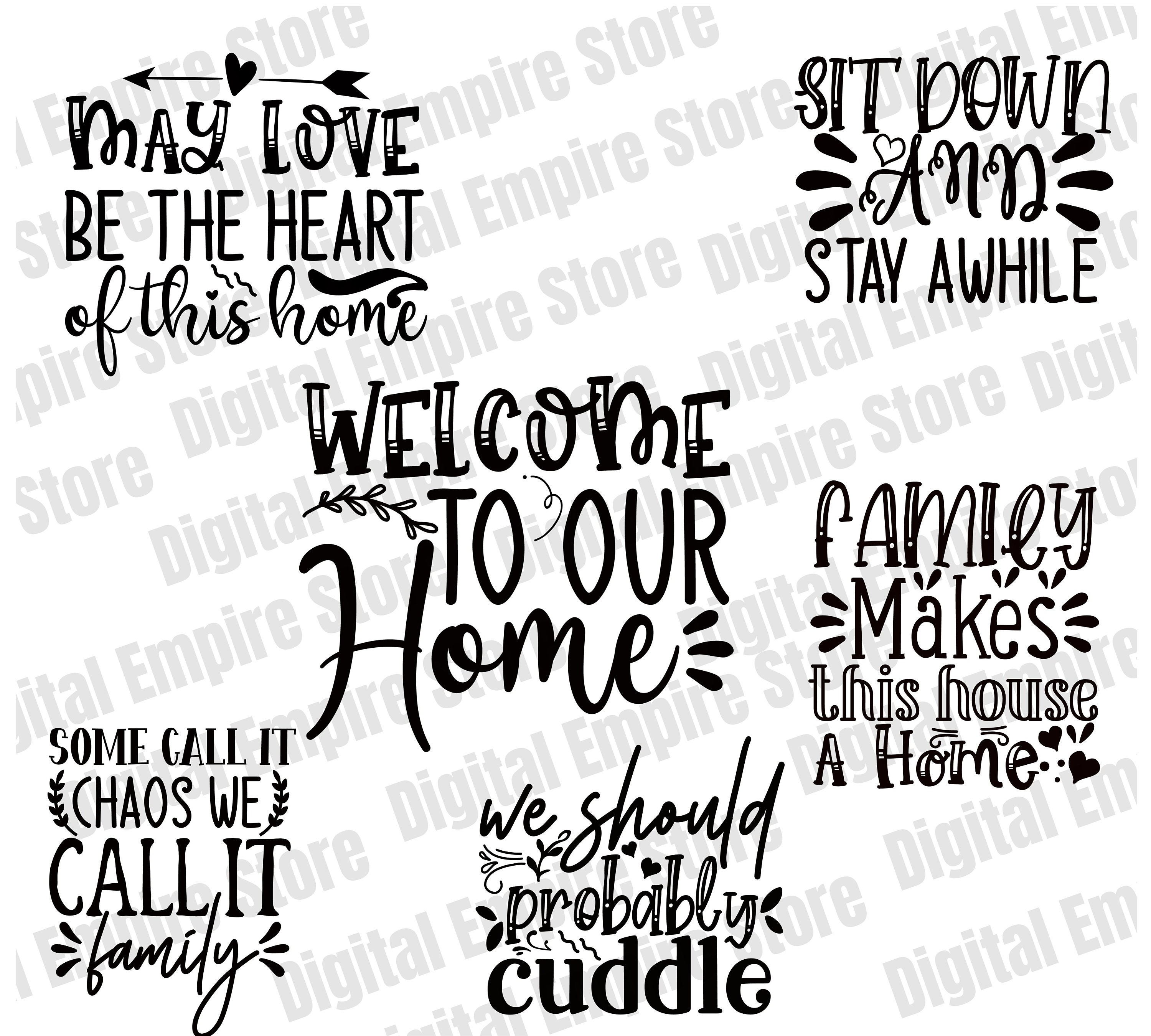 Pillow Svg Bundle Quotes Cricut Pillow, Bed, Sleeping Svg, Png, Dxf ...