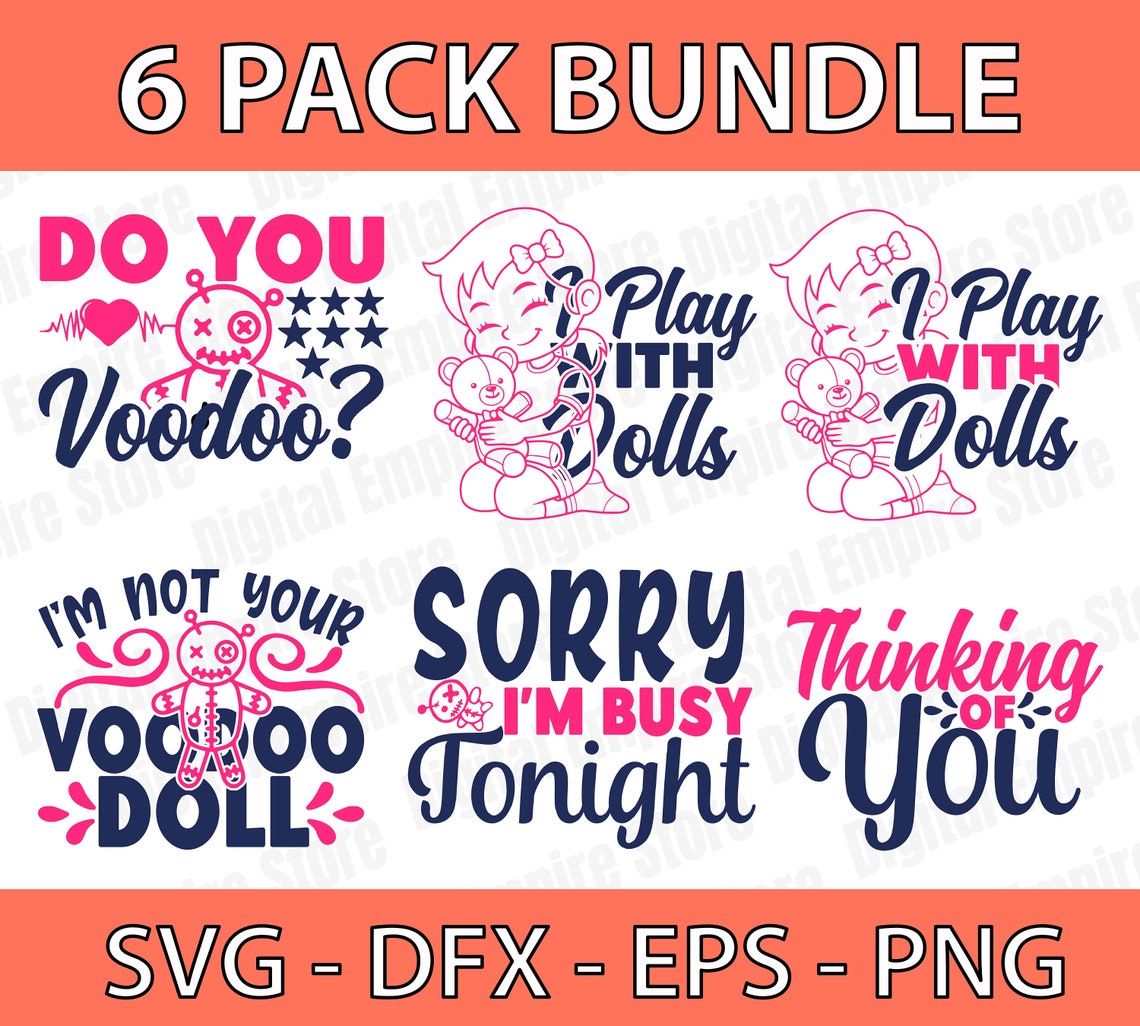 Voodoo Doll Svg Bundle Do You Voodoo Quotes I Play With - Etsy