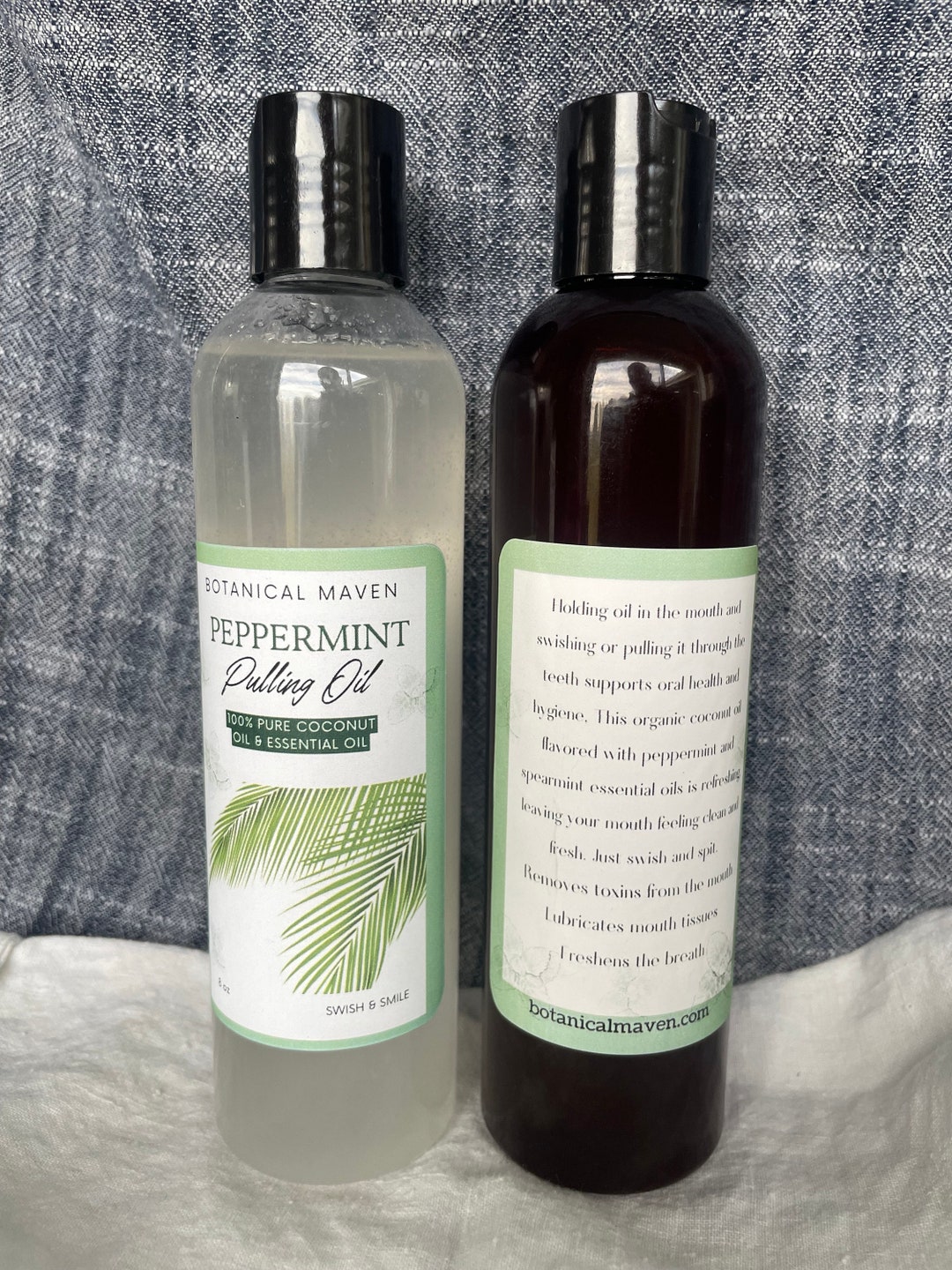 Coconut Pulling Oil-peppermint - Etsy