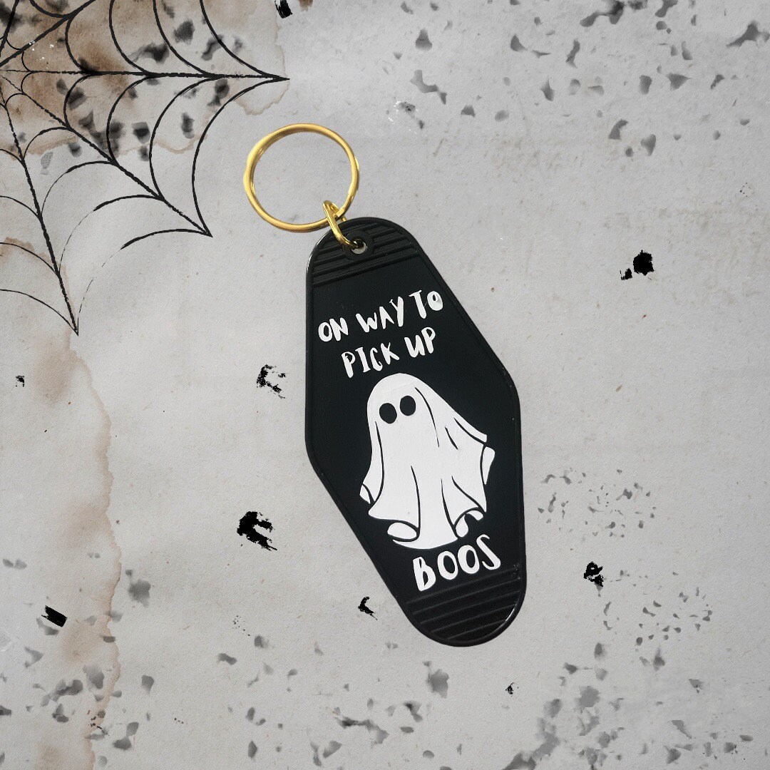 On Way to Pick up Boos Hotel Key Halloween/fall Car Accessory for ...