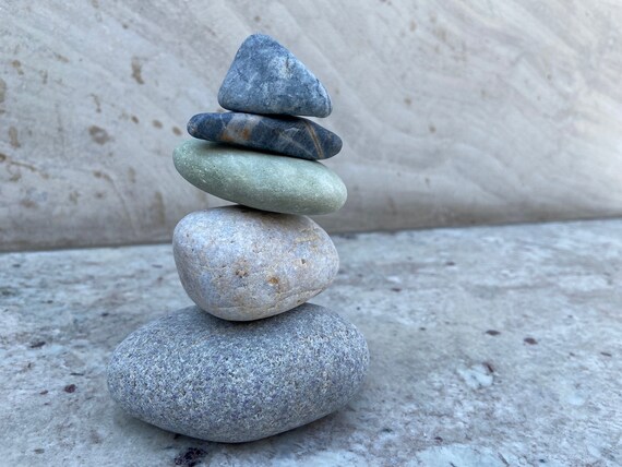 Home & Living Rocks & Geodes Natural Beach Stones I 4 Extra Large Zen ...