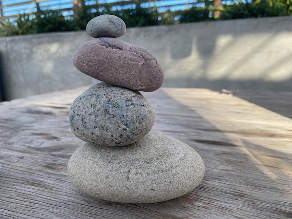 Home & Living Rocks & Geodes Natural Beach Stones I 4 Extra Large Zen ...