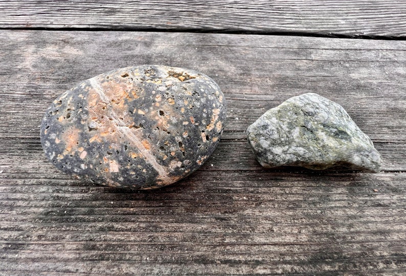 Beach Rocks I Granite Beach Stones I 2.5 - 3.4 Inches I Home Decor I ...