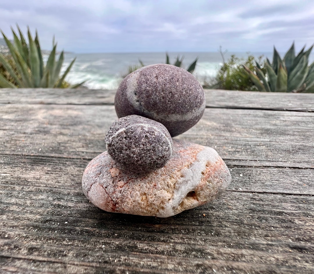 Wishing Stone Collection I Pacific Ocean Beach Rocks I Unique Stones - Etsy