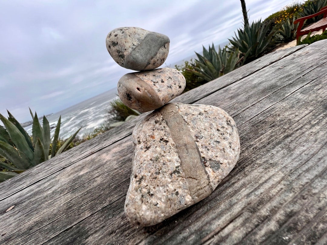 Wishing Stone Collection I Pacific Ocean Beach Rocks I Unique Stones - Etsy