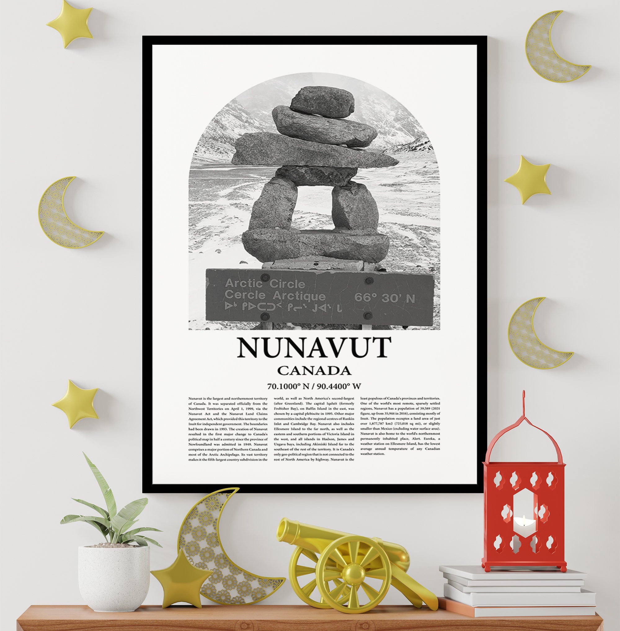 Nunavut Poster Inspired Newspaper Nunavut Black and White - Etsy