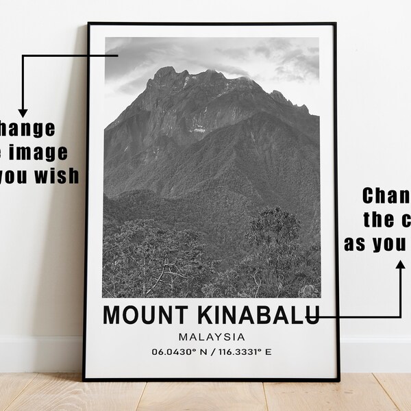 Kinabalu Poster - Etsy