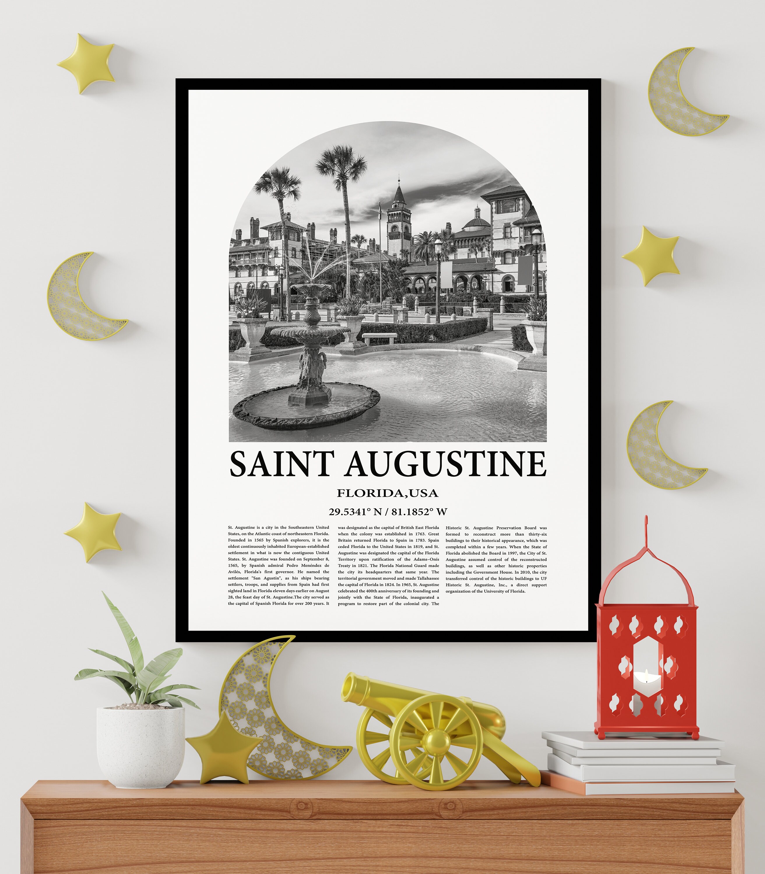 Saint Augustine Poster Inspired Newspaper, Saint Augustine Photo, Saint ...